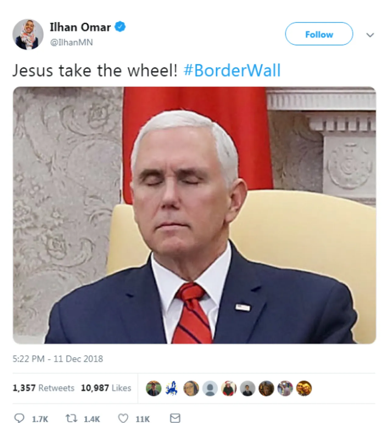 Democratic Congresswoman Mocks Mike Pence’s Faith On Twitter, Gets ...