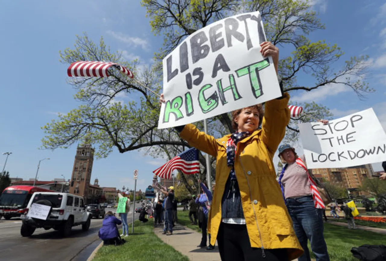 Protest Showdowns: Anti-Lockdown Protesters Carry Guns In Pennsylvania ...