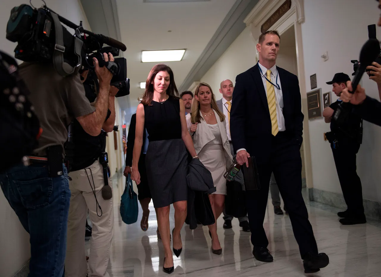 The First Images Of Peter Strzok Lover Lisa Page Entering Congress For ...