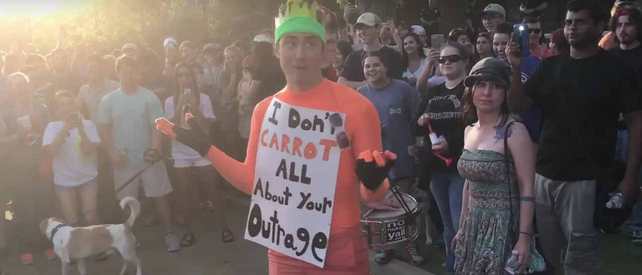 Web Famous ‘Carrot Man’ Explains Madness Behind Dance Trolling Campus ...