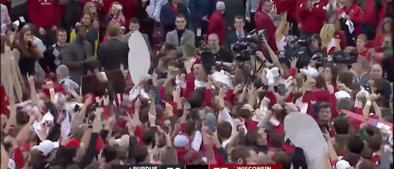 Was My Take On Storming The Court After A College Basketball Win A Bit ...