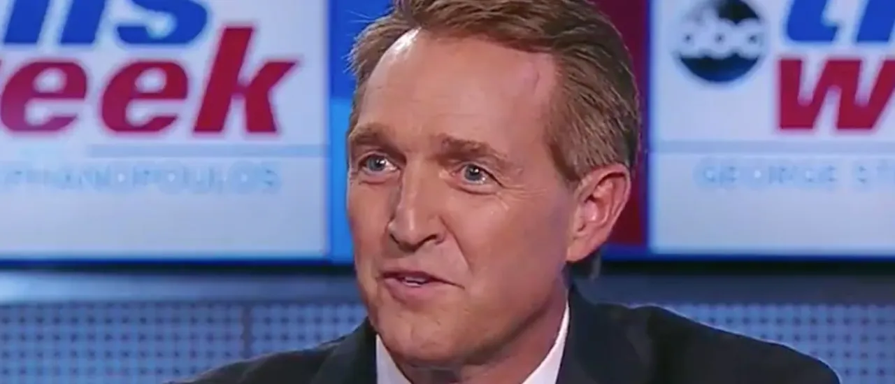 Sen. Jeff Flake Claims ‘The Press Has Stood Up Well’ Against Trump ...