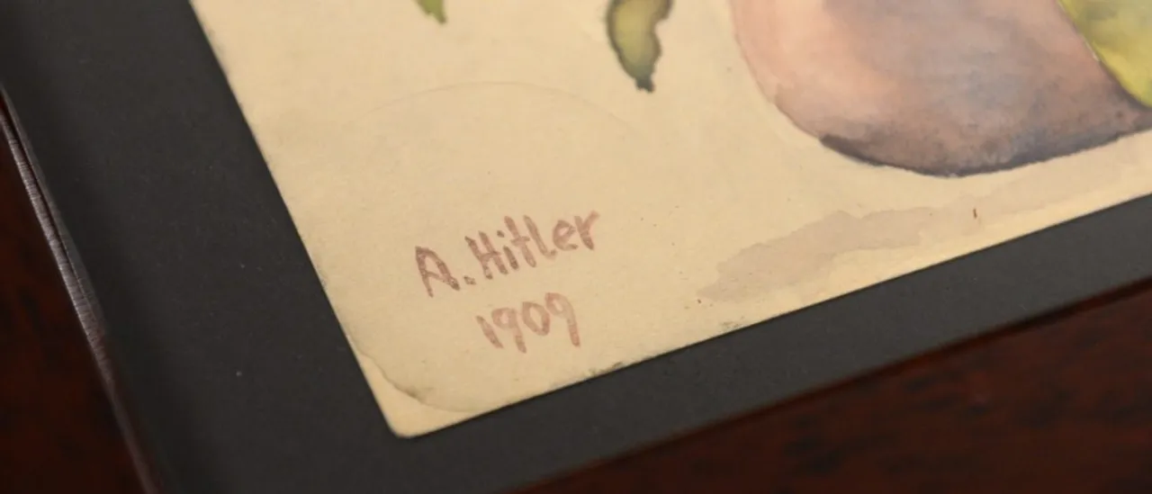 An Auction House Is Selling A Hitler Painting And It Comes With A High ...