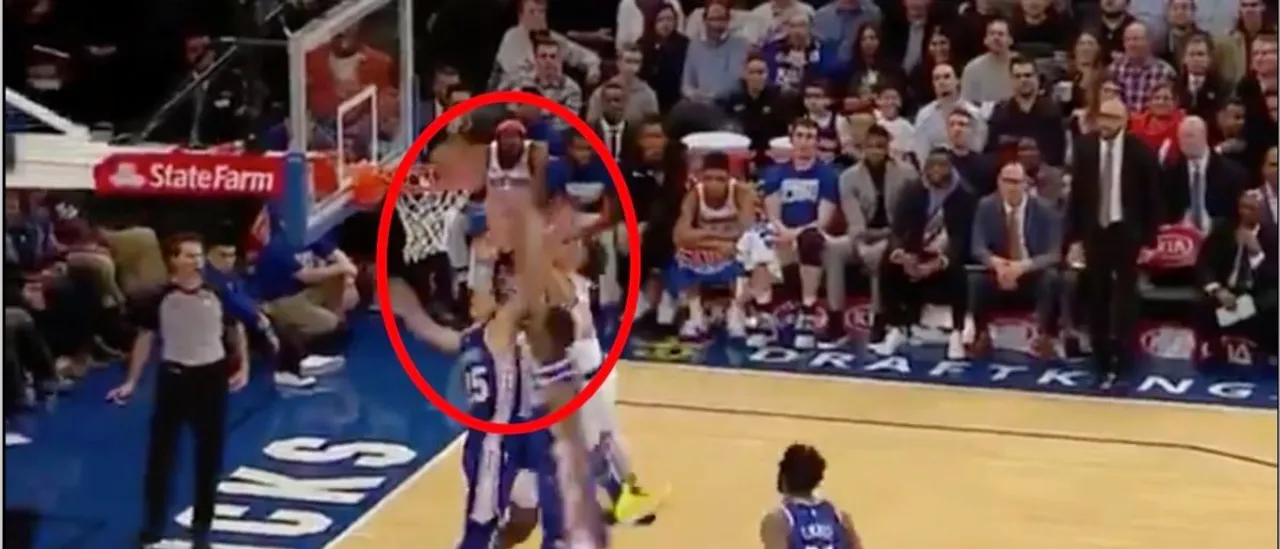 Knicks Forward Kevin Knox Dunks On Ben Simmons | The Daily Caller