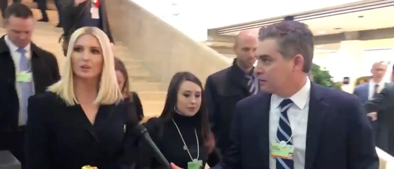 Ivanka Trump Blows Off Jim Acosta’s Impeachment Questions In Davos ...