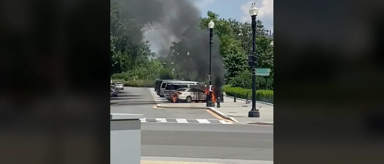 Maryland Man Arrested After Setting Fire To Police Car Outside Supreme ...