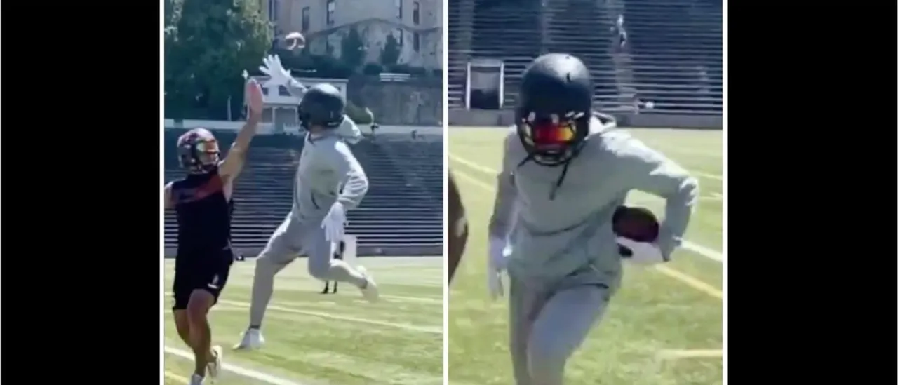 Rahmel Dockery Makes Absurd Football Catch In Awesome Video | The Daily ...