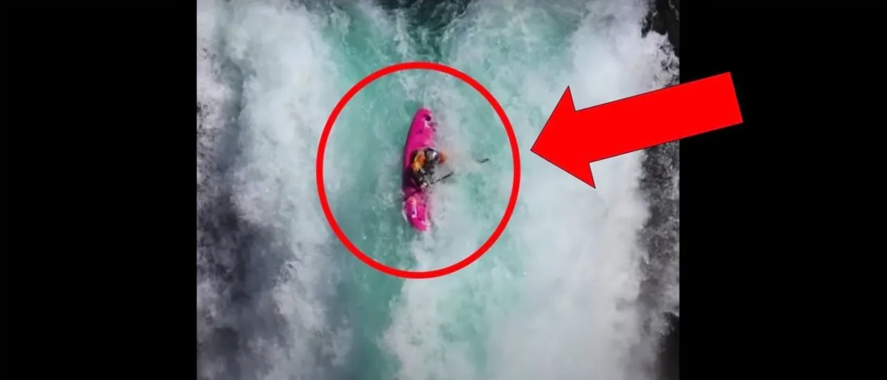 Dane Jackson Rides A Kayak Over A 134-Foot Waterfall In Epic Video ...