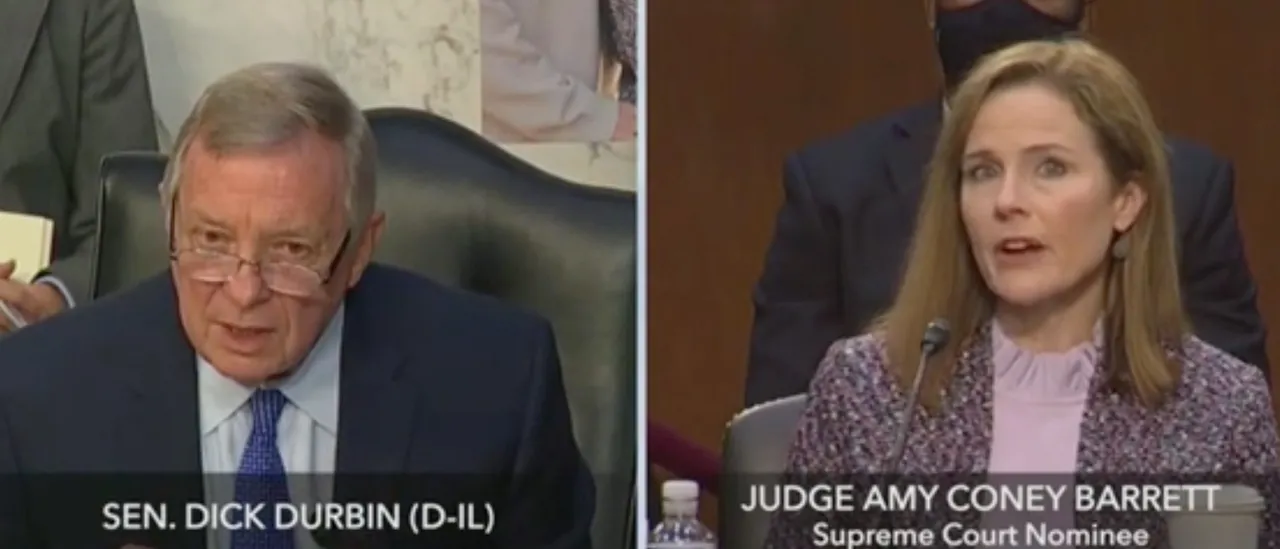 Amy Coney Barrett Fires Back At Dick Durbin, Says Answering His ...