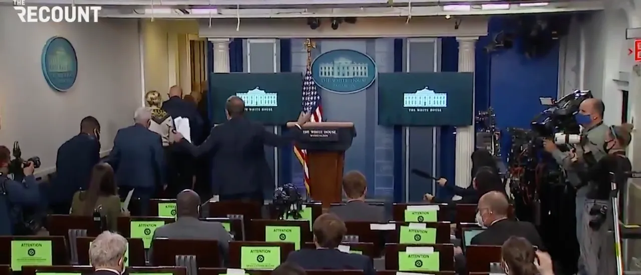 Chaos Erupts As Vice President Pence Walks Out Of Press Briefing | The ...