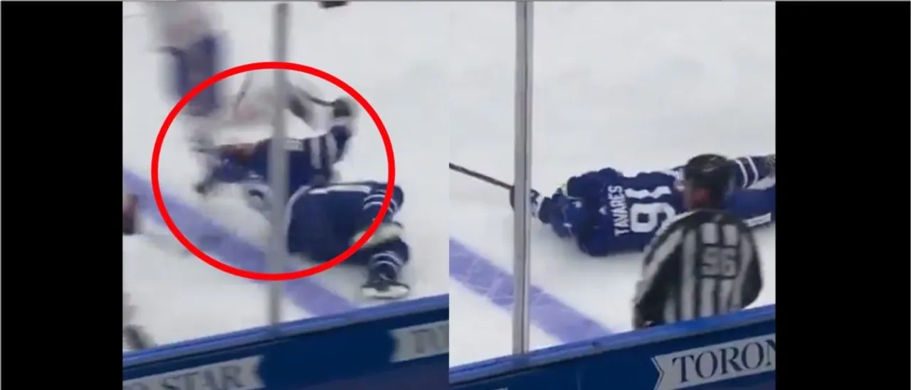 John Tavares Suffers Horrifying Hit To The Head Against The Canadiens ...