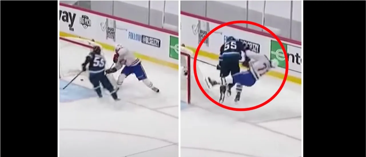 Mark Scheifele Destroys Jake Evans With A Monster Hit | The Daily Caller