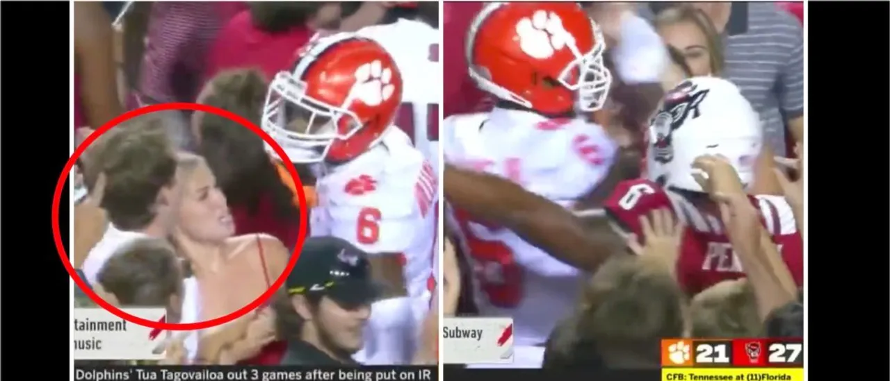 Clemson Star E.J. Williams Gets Into An Altercation With North Carolina ...