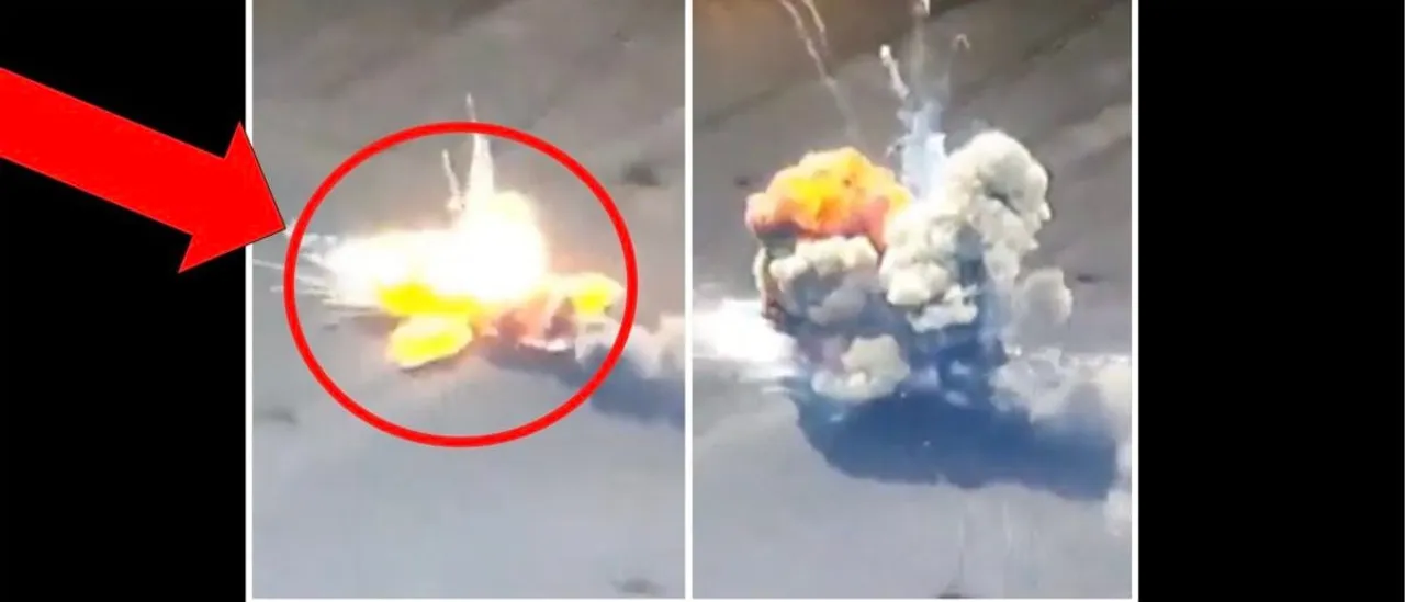 Alleged Russian Tank Gets Obliterated In Violent Viral Video | The ...