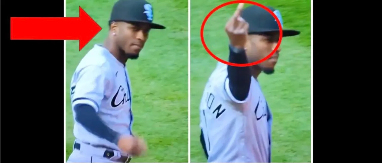 Chicago White Sox Player Tim Anderson Flips Off Cleveland Fans In Viral ...