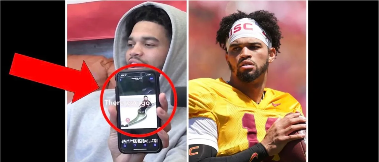 Caleb Williams Explains The Meme He Uses To Slide Into Women’s DMs ...
