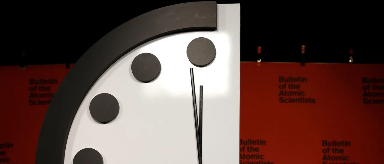 ‘We Are On The Brink Of A Precipice’: Doomsday Clock Set Closer To ...