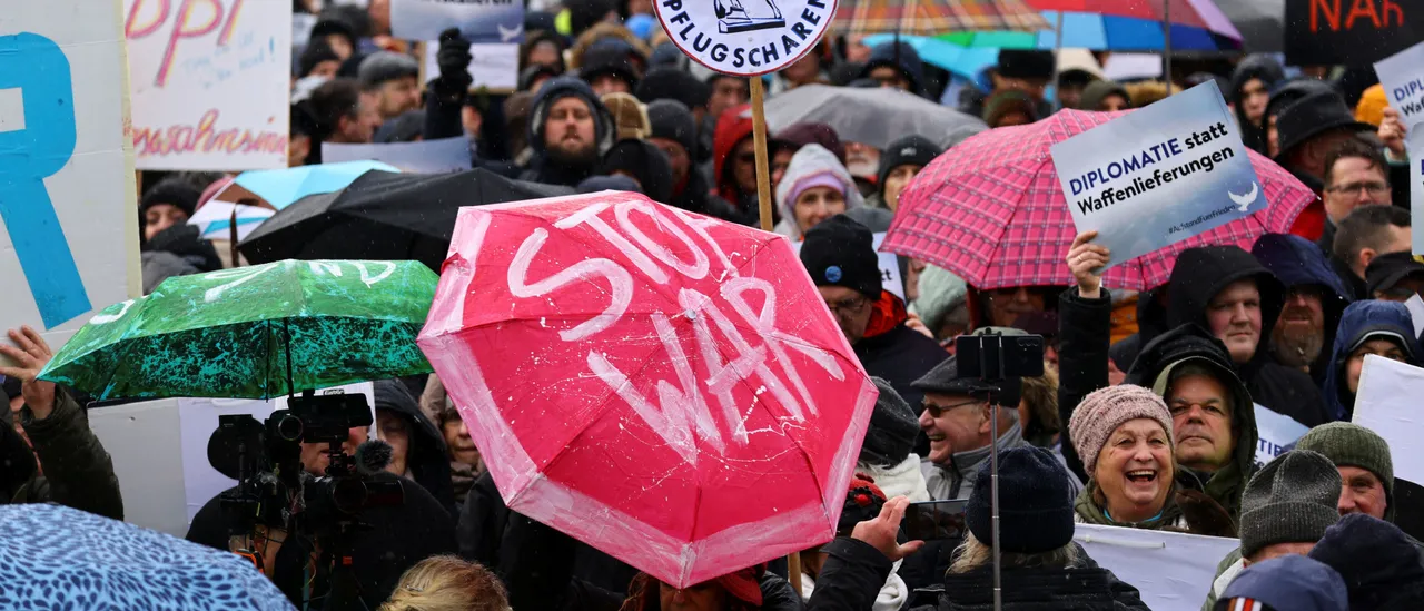 Thousands Protest In Germany Against Sending Weapons To Ukraine | The ...