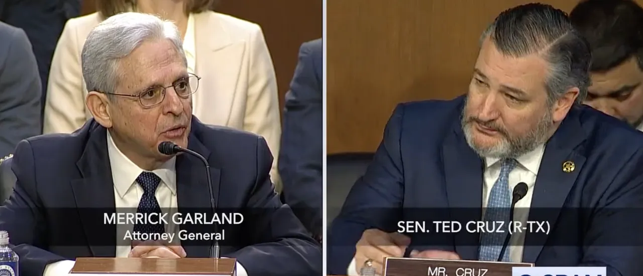 Ted Cruz Grills AG Garland Over Politicization Of Justice Department ...