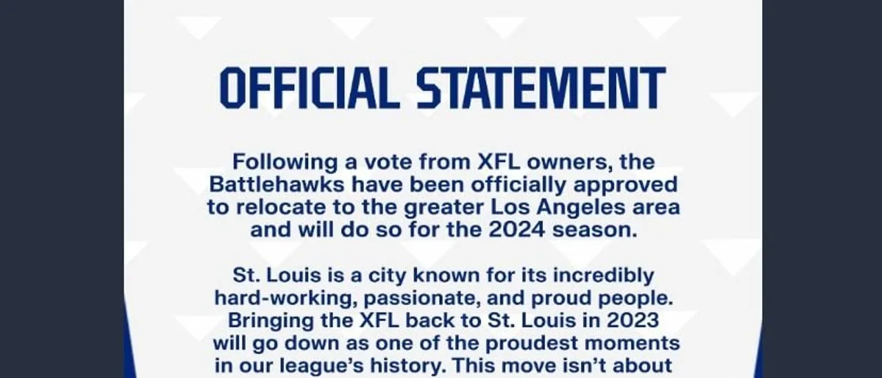XFL’s St. Louis Battlehawks Epically Troll LA Rams With April Fool’s ...