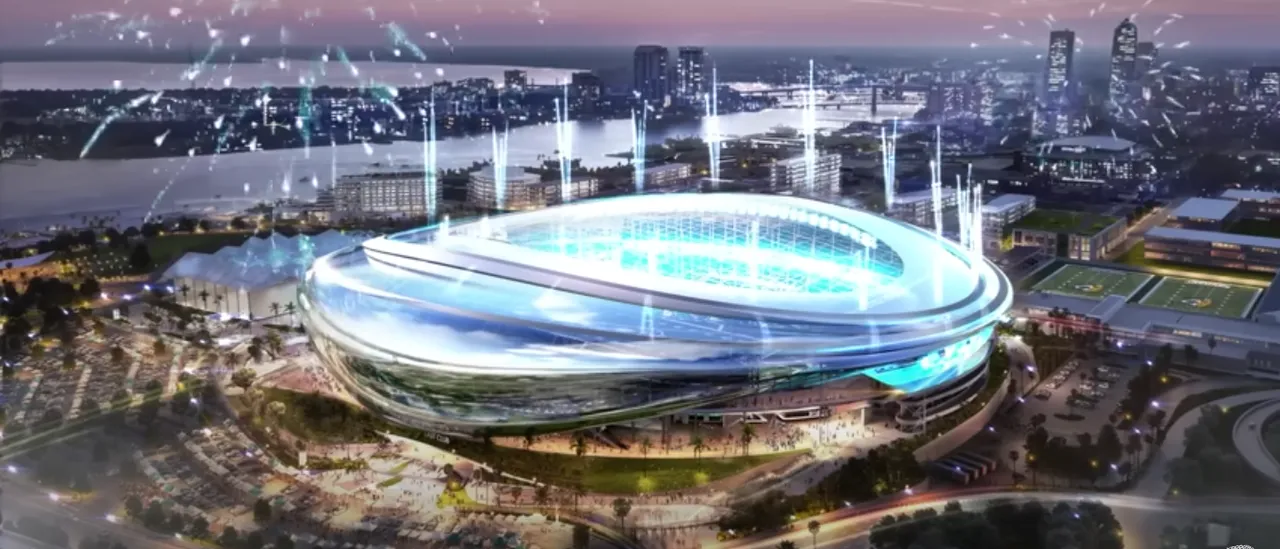 So Flashy! Jacksonville Jaguars Reveal How TIAA Bank Field Could Be ...
