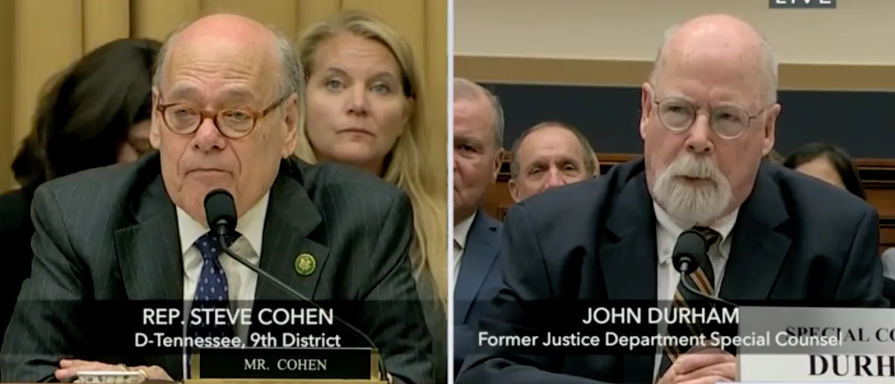 John Durham Gets Round Of Applause After Clapping Back At Dem ...
