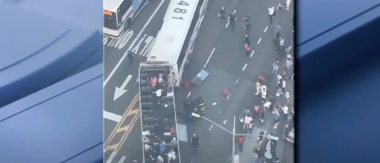 Nearly 80 Injured As Tour Bus Collides With City Bus In Manhattan | The ...
