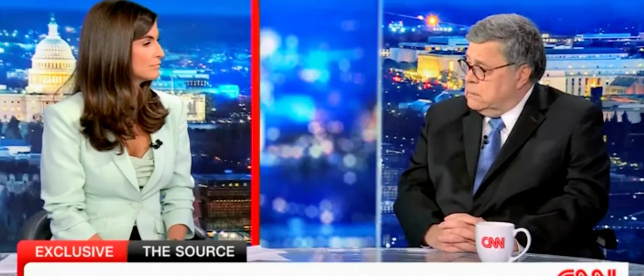 Bill Barr, CNN’s Kaitlan Collins Sit Through Moment Of Dead Silence ...