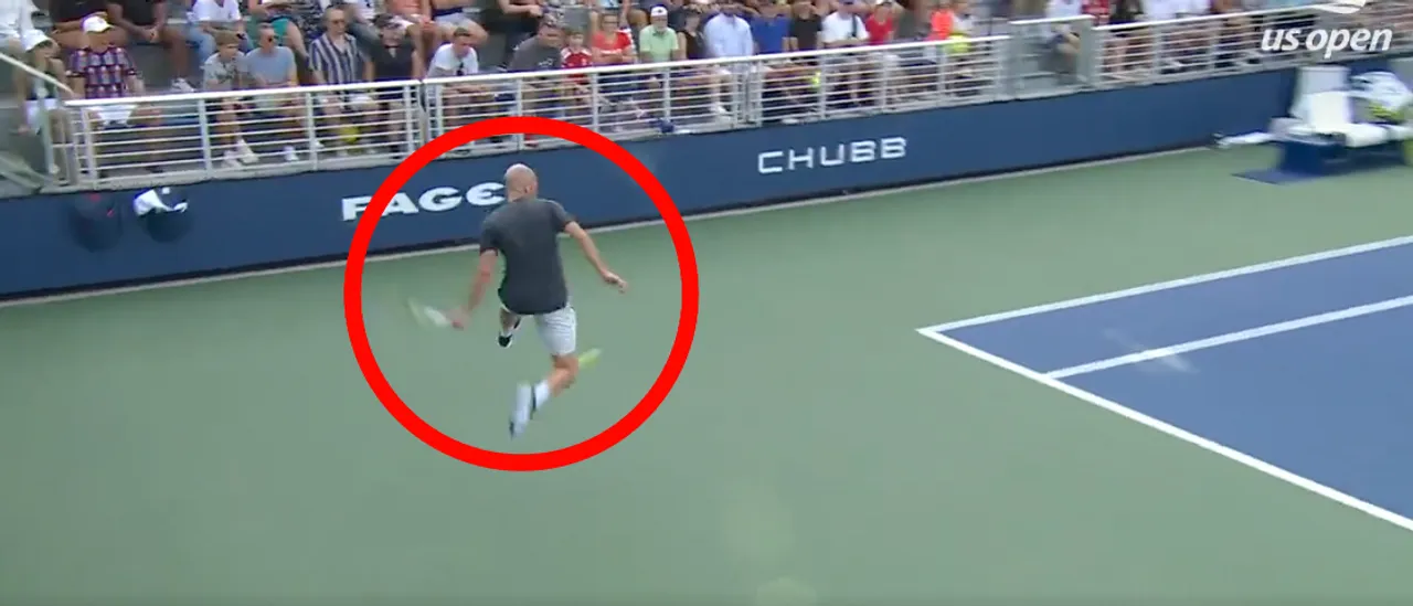 Adrian Mannarino Soars Through The Air To Make Legendary Shot At US ...