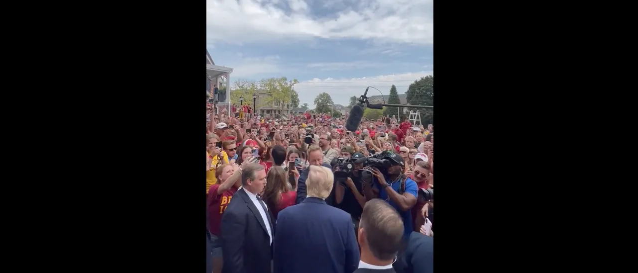 Trump Crashes A College Football Tailgate | The Daily Caller