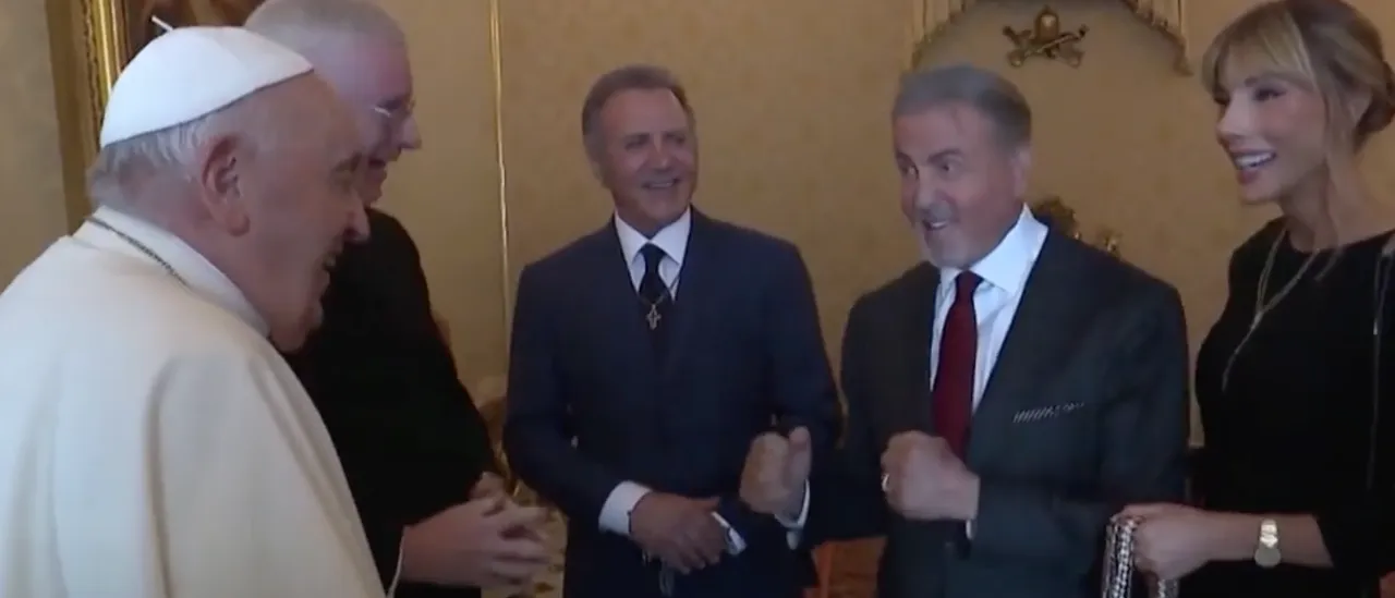 Sylvester Stallone Challenges Pope Francis To Boxing Match During ...