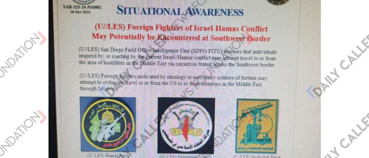 EXCLUSIVE: Feds Warn That Hamas, Hezbollah Could Be Crossing Southern ...
