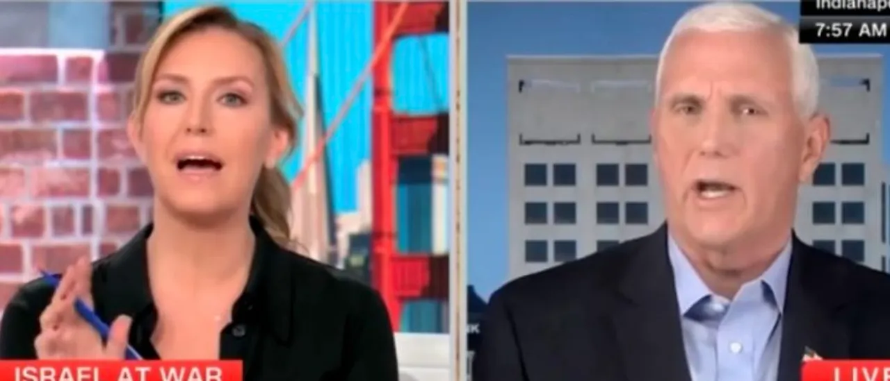 Things Get Tense As CNN’s Poppy Harlow Interrupts Mike Pence To Defend ...
