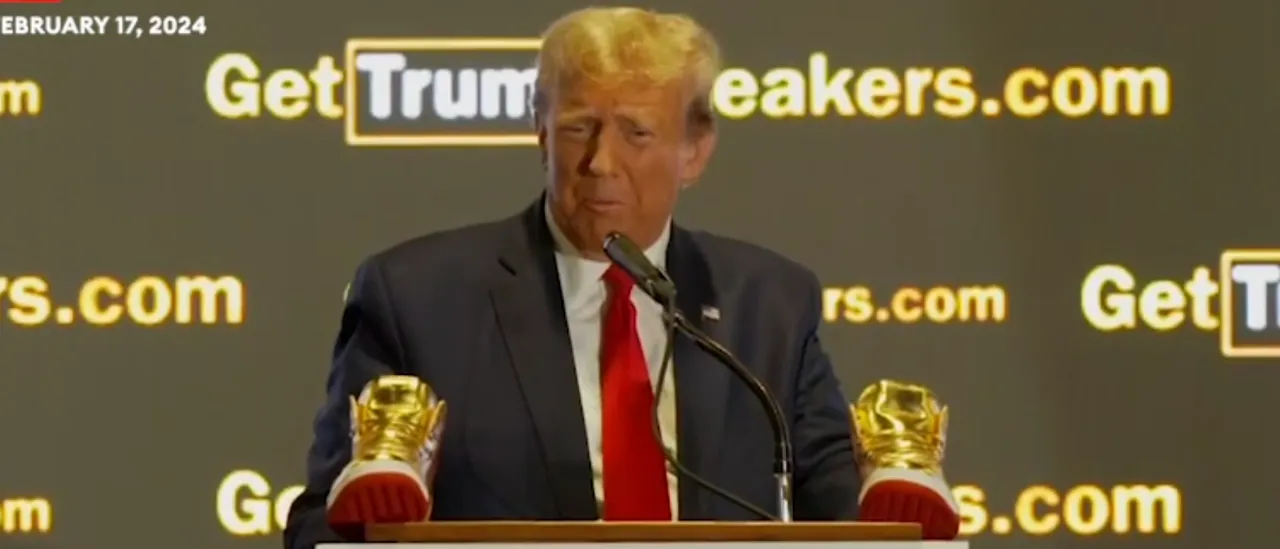 Trump Unveils New $399 ‘Never Surrender’ Footwear At ‘Sneaker Con ...