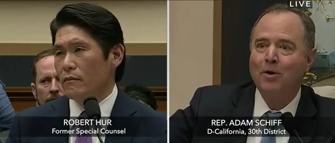 ‘Politics Played No Part’: Robert Hur Fires Back At Adam Schiff Over ...