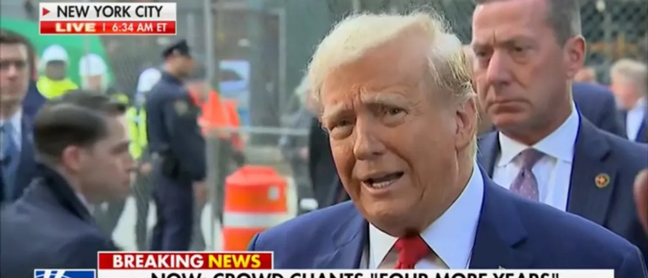 ‘USA’ Chants Erupt As Trump Makes Campaign Stop With Union Workers ...