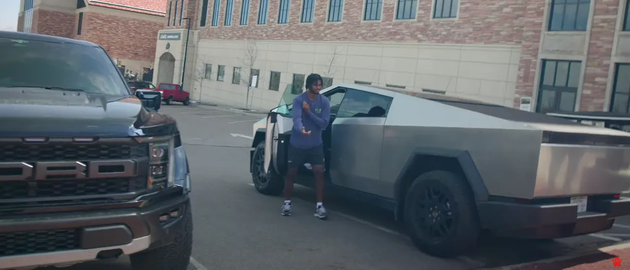 Must Be Nice: Shedeur Sanders Is Out Here Buying Tesla Cybertrucks That ...