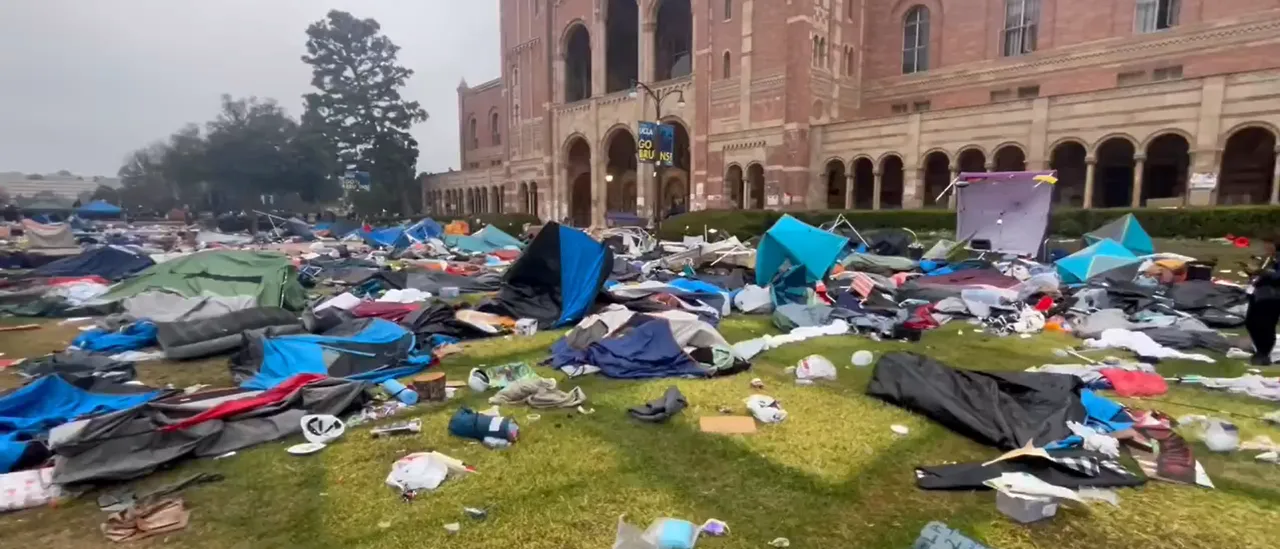 UCLA Pro-Palestine Protesters Leave Mess On Campus | The Daily Caller