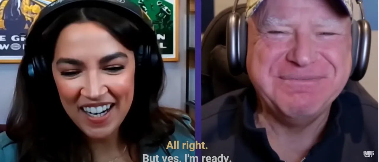 Ocasio-Cortez And Walz’s Ridiculous Campaign Stunt For Young Men Isn’t ...