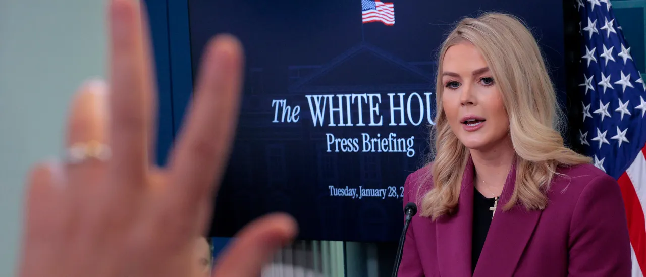 Press Secretary Karoline Leavitt Announces Shake Up To White House ...