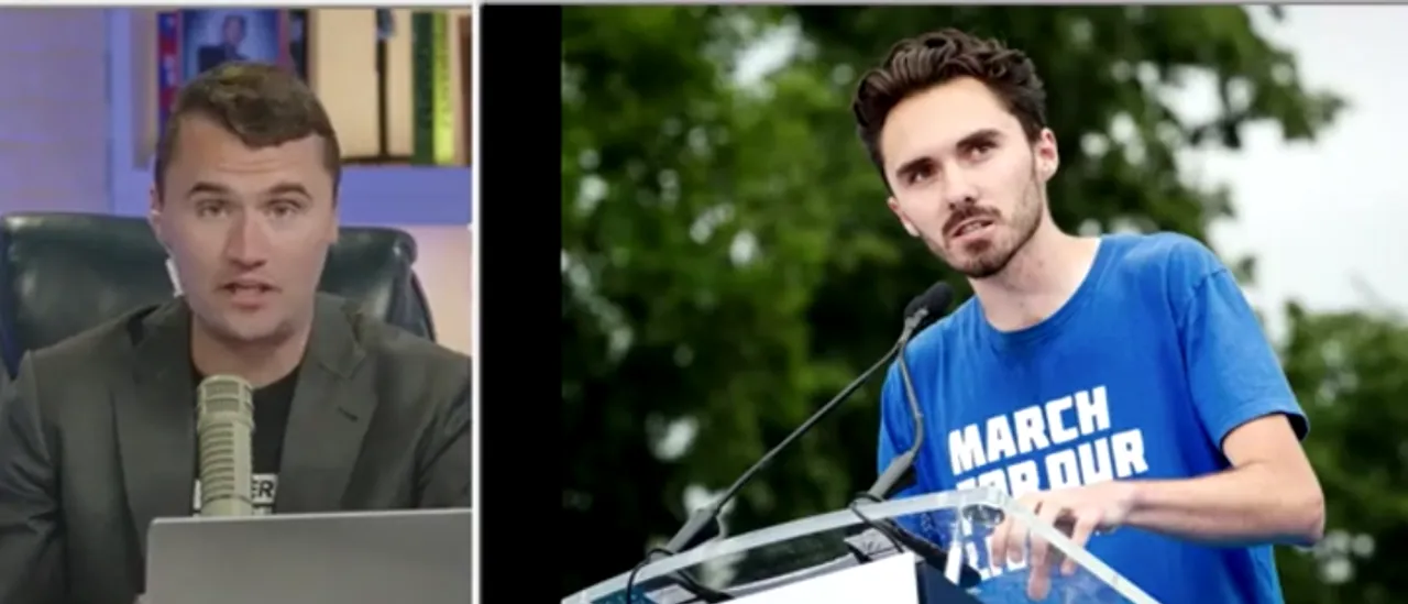 Charlie Kirk Roasts ‘Compliant Little Beta’ David Hogg For Gushing Over ...