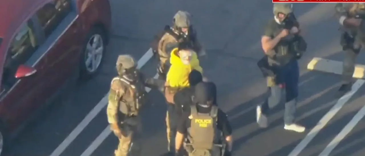 Watch As LA Rioter Is Introduced To Pavement By Homeland Security | The ...