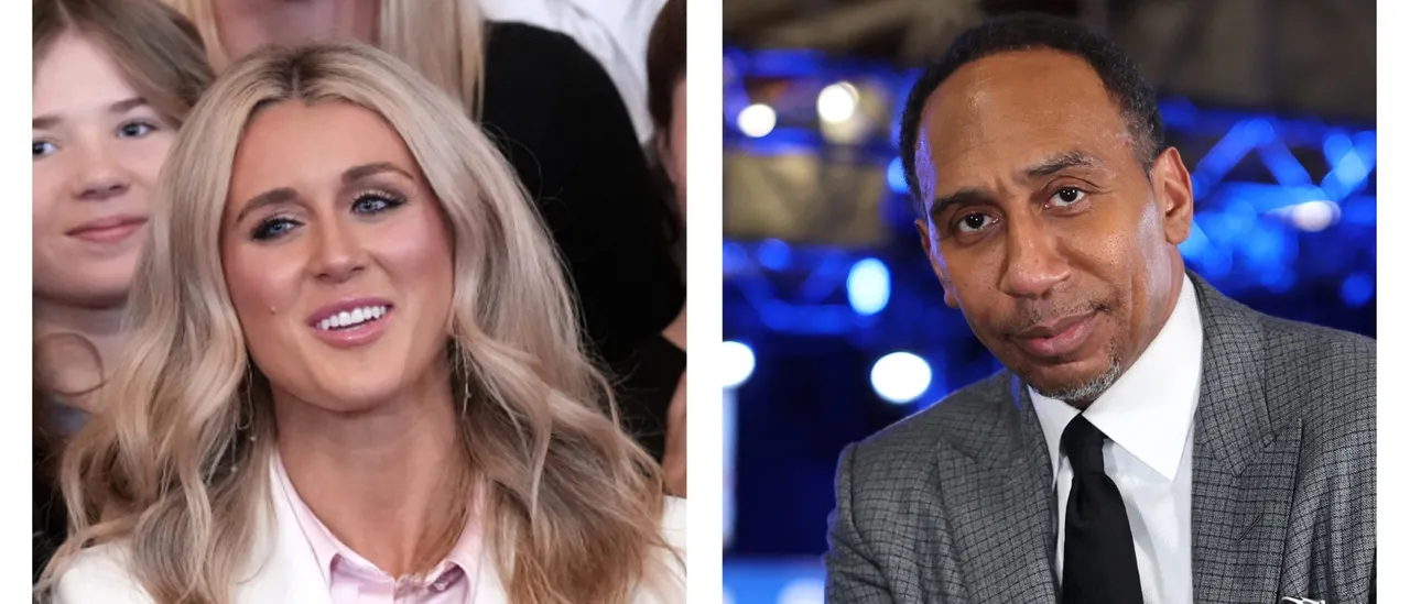 Stephen A. Smith, Riley Gaines Chop It Up In Aftermath Of Simone Biles ...