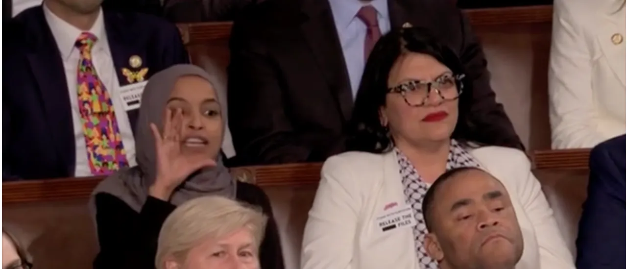 Ilhan Omar, Rashida Tlaib Try To Shout Down Trump During State Of The ...