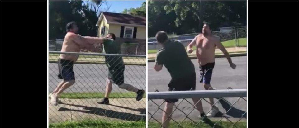 Neighbors Get Into Absurd Brawl In Viral Video | The Daily Caller