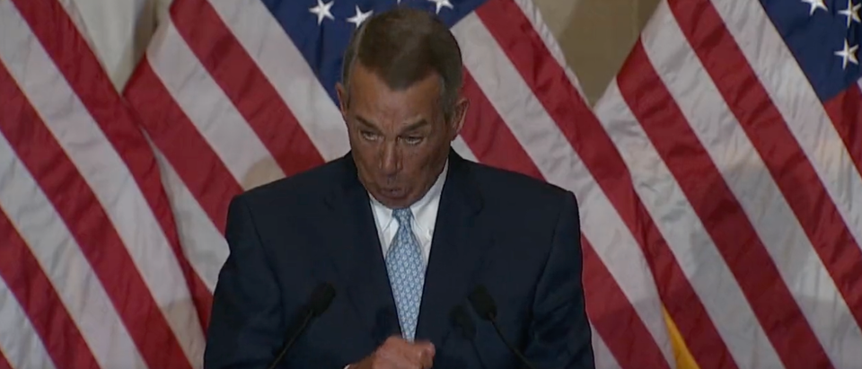 John Boehner Nearly Breaks Down In Tears As He Grovels For Pelosi | The ...