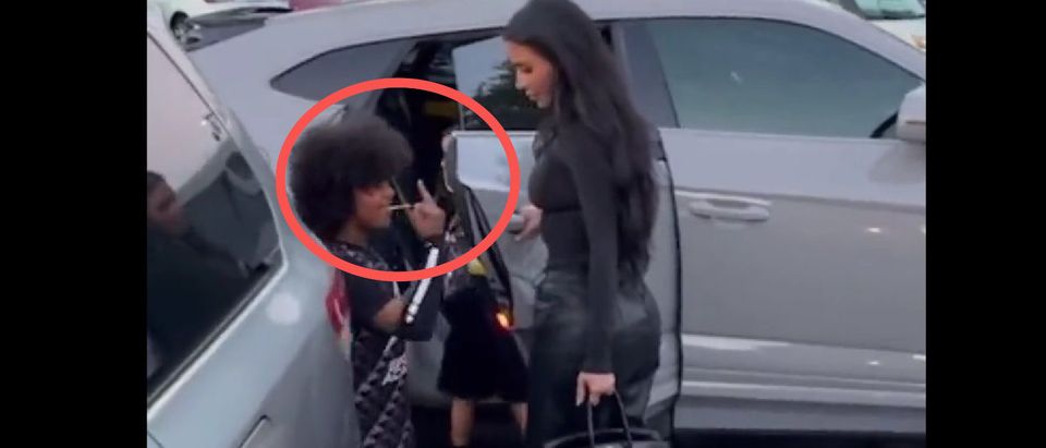 Kim Kardashian’s Son Flips Paparazzi The Bird | The Daily Caller